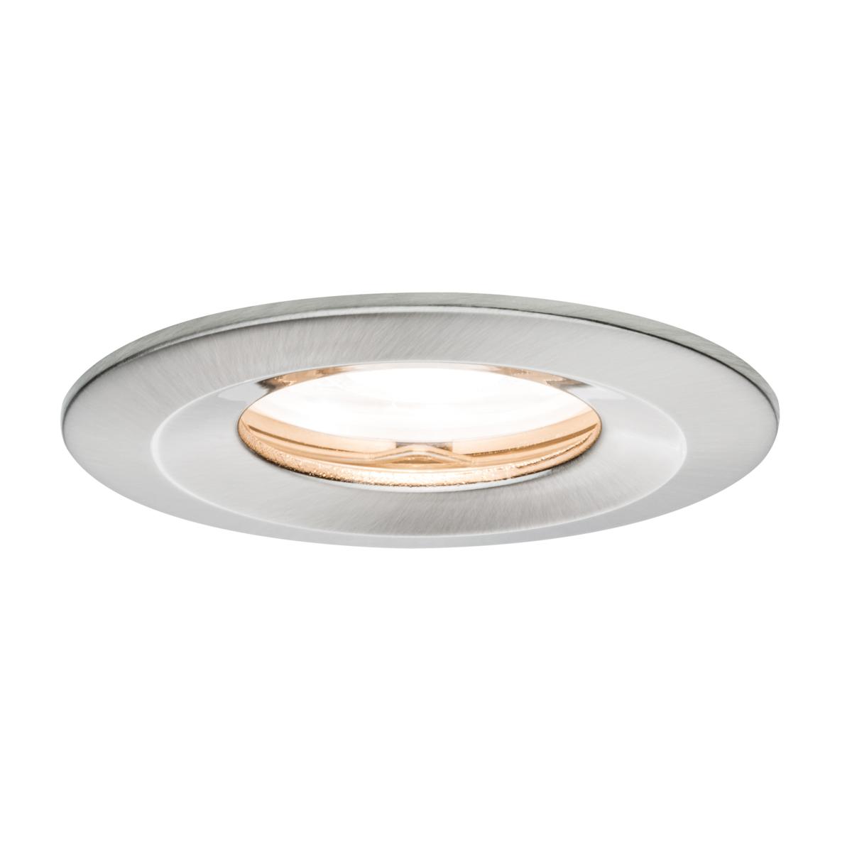 Spot Led Ip65 Encastrable Dimmable Acier 7w Gu10 230v Paulmann 93626
